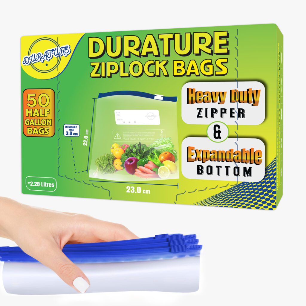 Durable & Nature Friendly Reusable Freezer Bags - Durature™